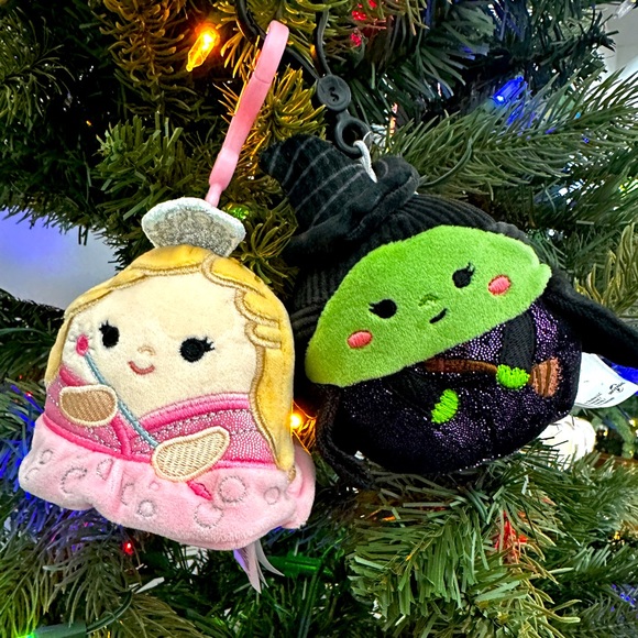 Squishmallows | Toys | Wicked Elphaba And Glinda 3 Clip On ...
